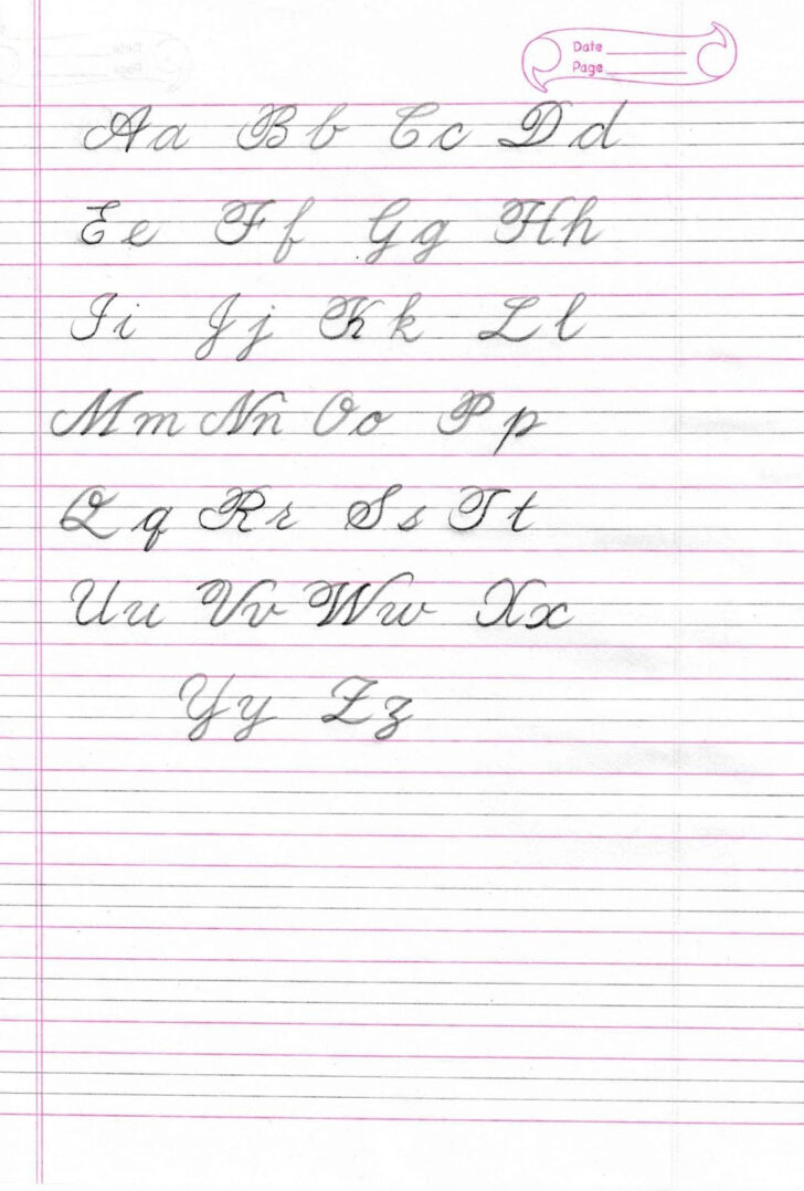 Abc Cursive Handwriting Worksheets Handwriting Worksheets