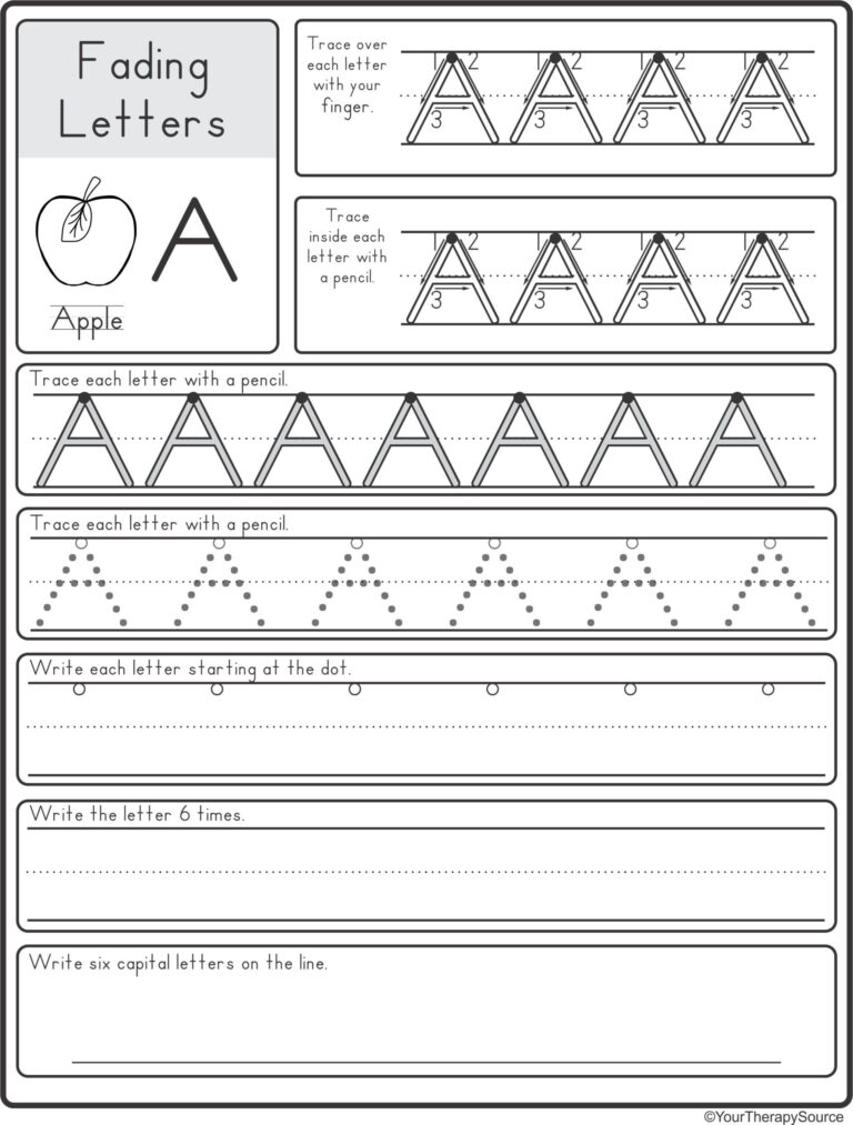 Dotted Straight Lines For Writing Practice Vertical Lines Drawing ...