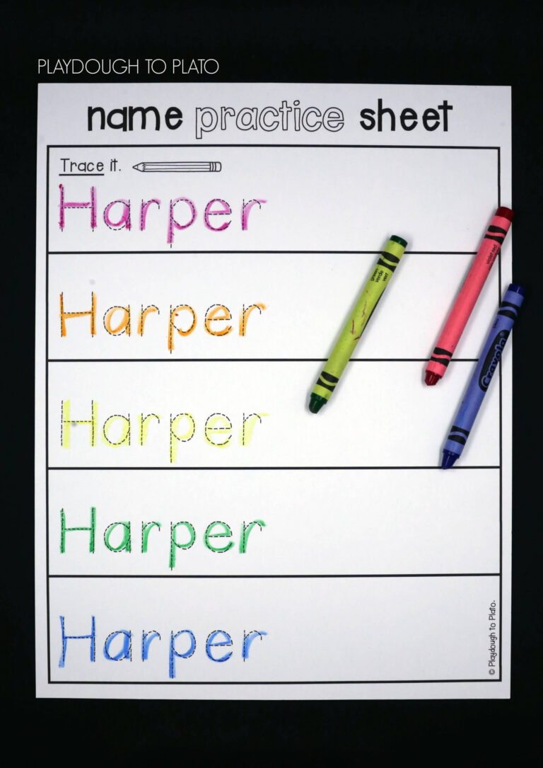 EDITABLE Name Games Playdough To Plato Handwriting Worksheets