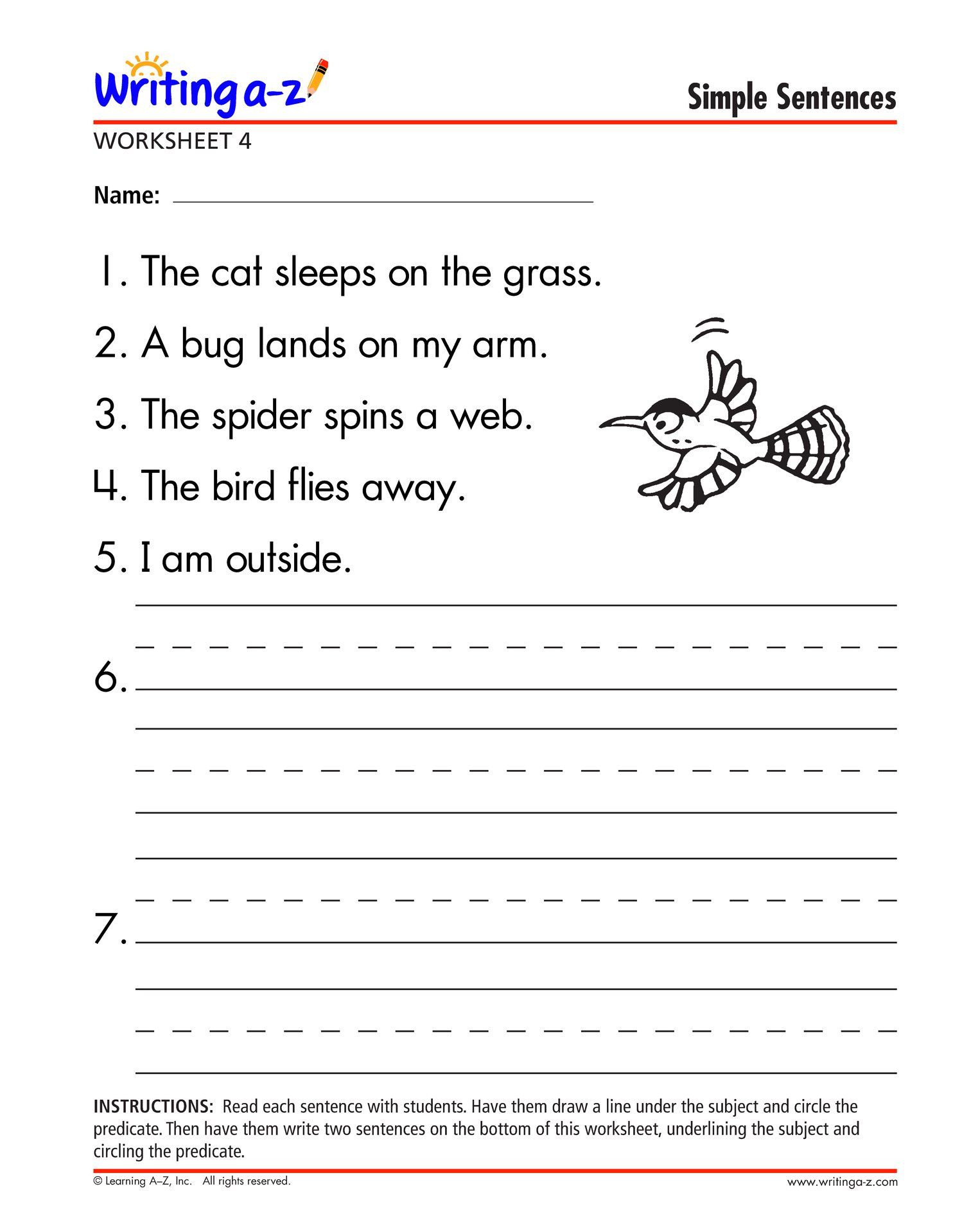 Practice Handwriting Sentences Handwriting Worksheets