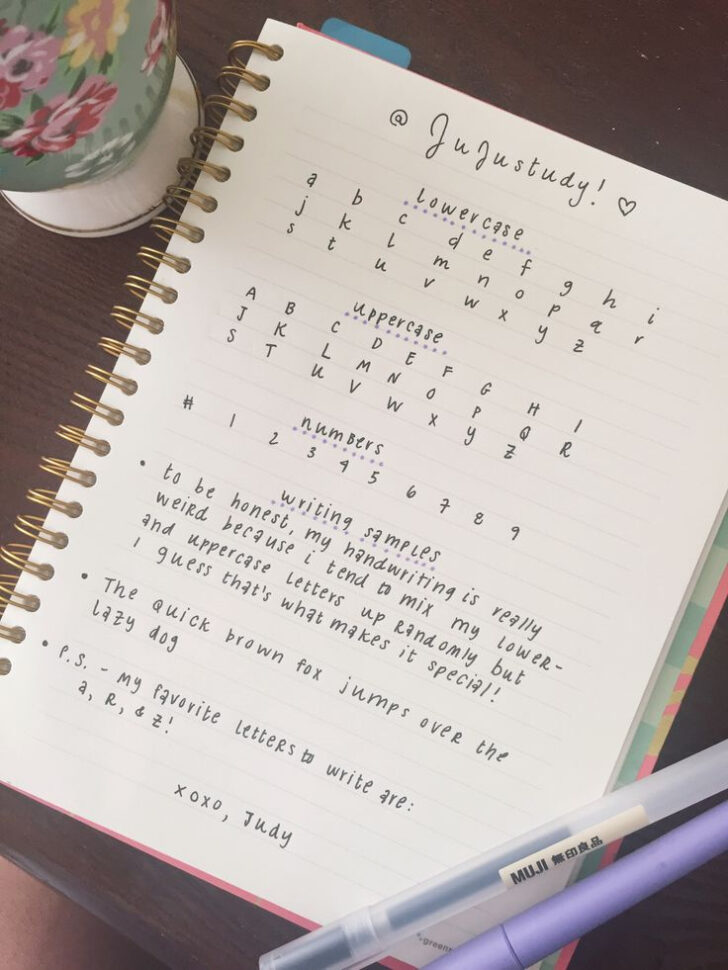 Neat Handwriting Tumblr Neat Handwriting Handwriting Alphabet ...