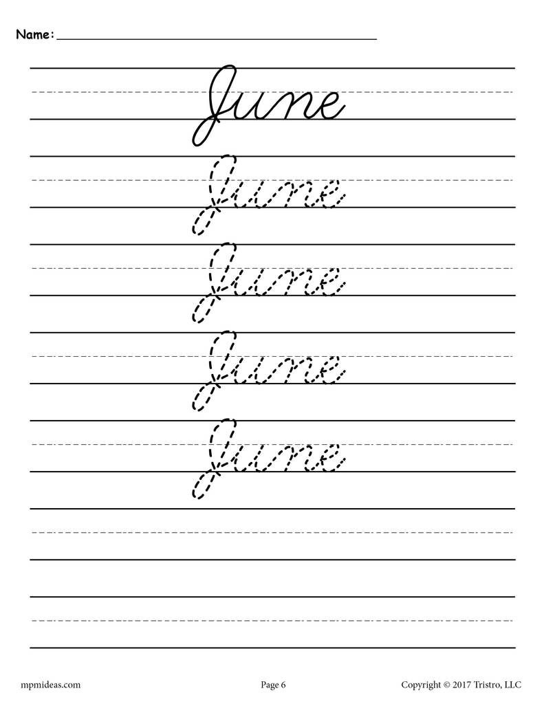 Printable Handwriting Worksheets For Stroke Patients Handwriting 