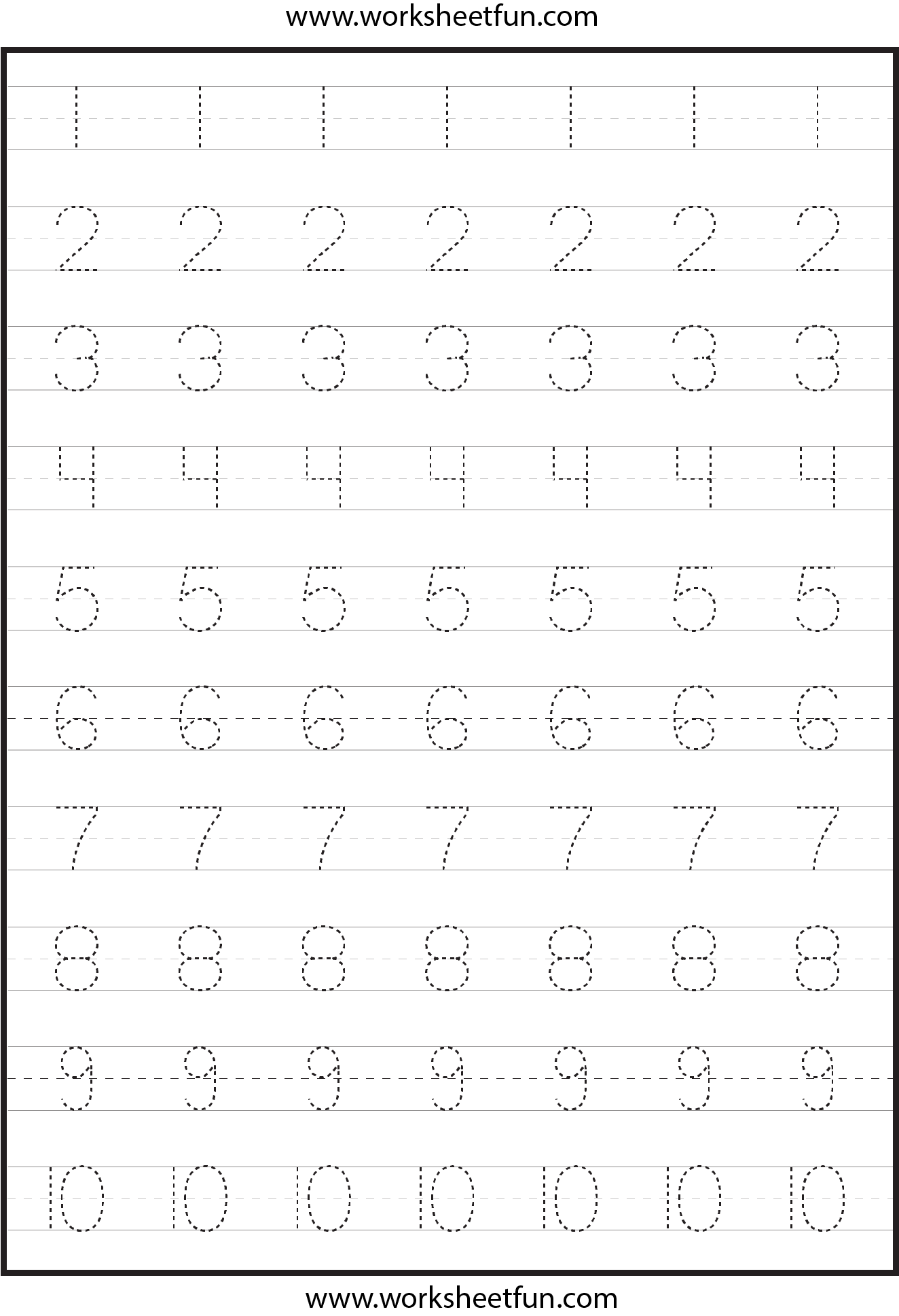 Free Printable Writing Words Practice Handwriting Worksheets